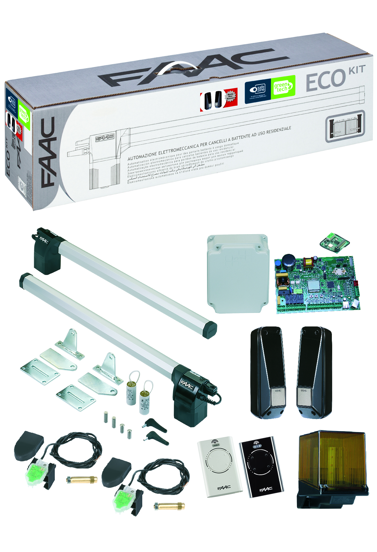 Kit Eco Integral 412 Sg Motorisation Portail 2 Battants Faac - Faac | Bricoman