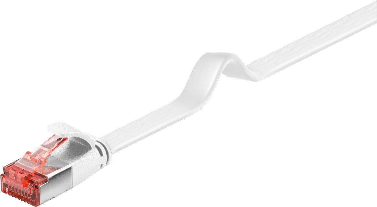GOOBAY Câble rj45 cat6 plat blanc 20 m | Leroy Merlin