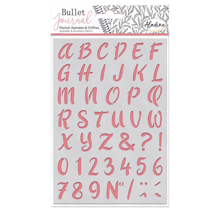 Stencil per diario - Alfabeto e numeri | Leroy Merlin