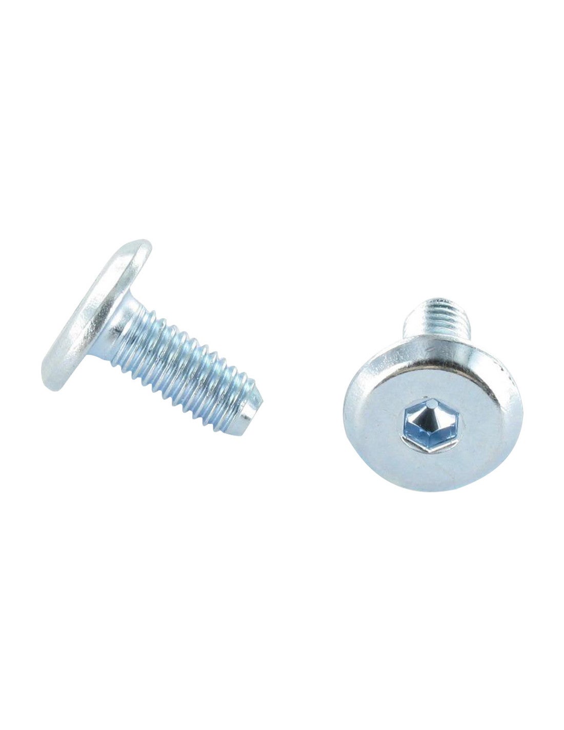 Vis métaux tête plate Clé de 4 HC4 M6X60 Frein filet Acier laitonne-200 ...