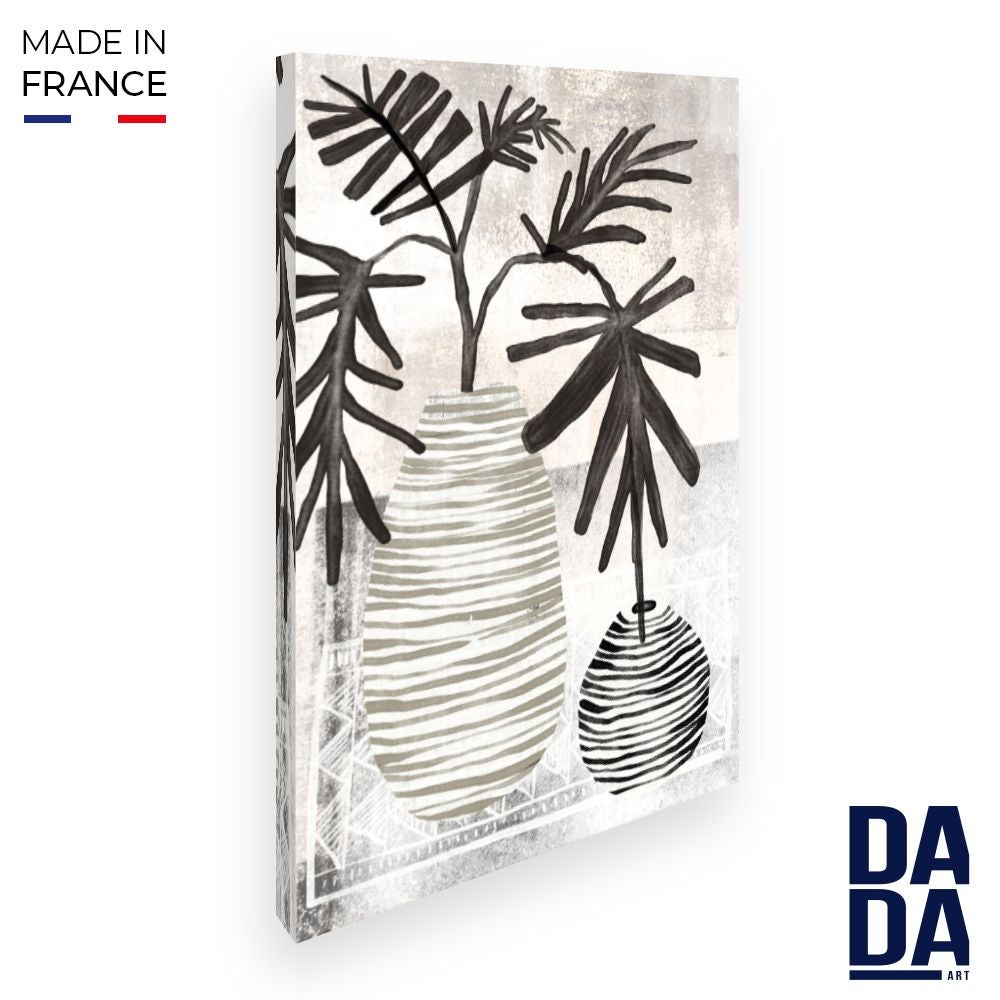 Toile Plantes en pots / 100x140cm / Fabriqué en France / DADA ART ...