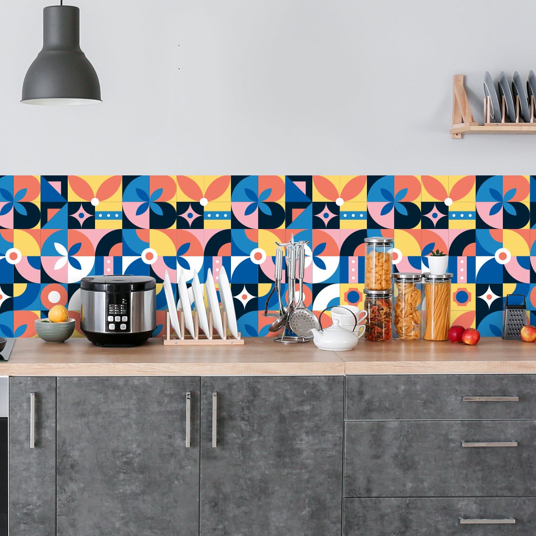 Crédence adhésive déco design 60x400cm | Leroy Merlin