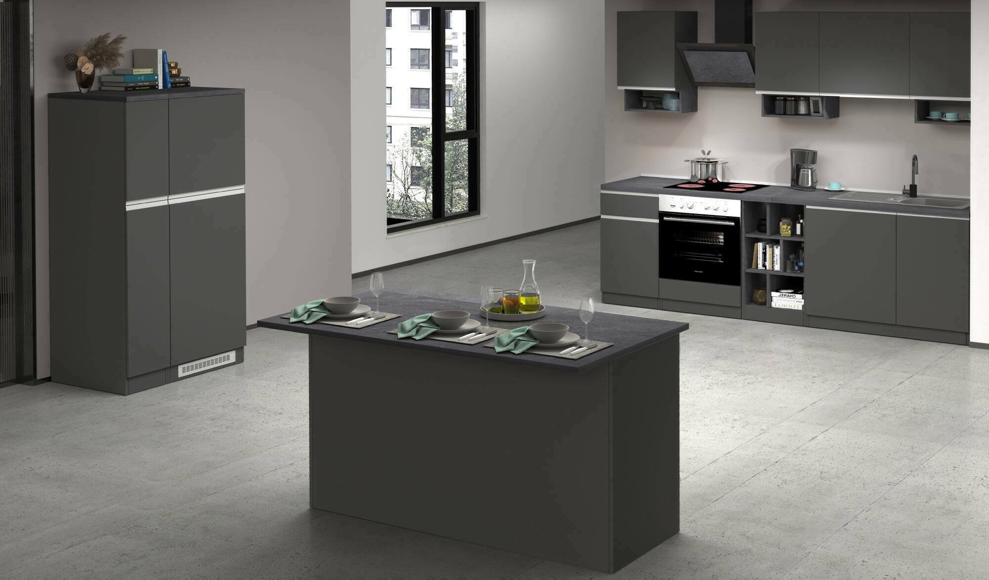 Cucina completa Armand, Set da cucina modulabile, Cucina componibile ...