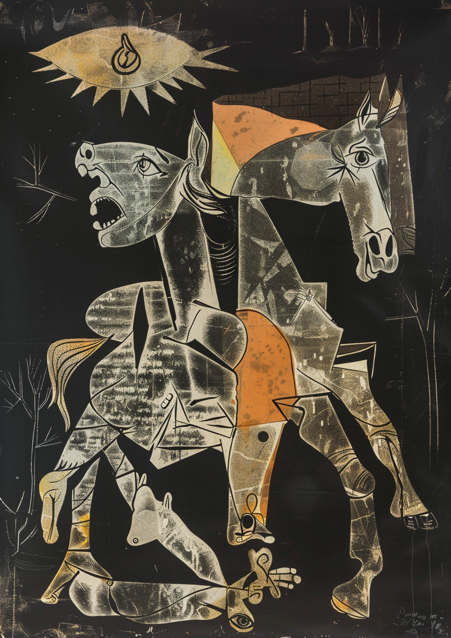 Lámina POLARTE 70x100. Clamor de los Ecos Fragmentados | Leroy Merlin