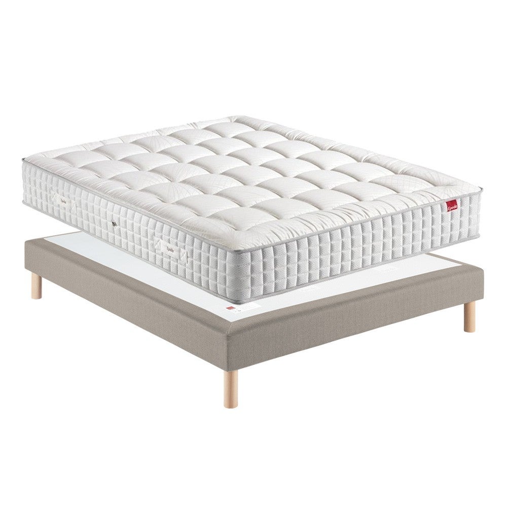 Ensemble Epeda PODIUM 2 Sommier Confort Moelleux 160x200 - Double ...