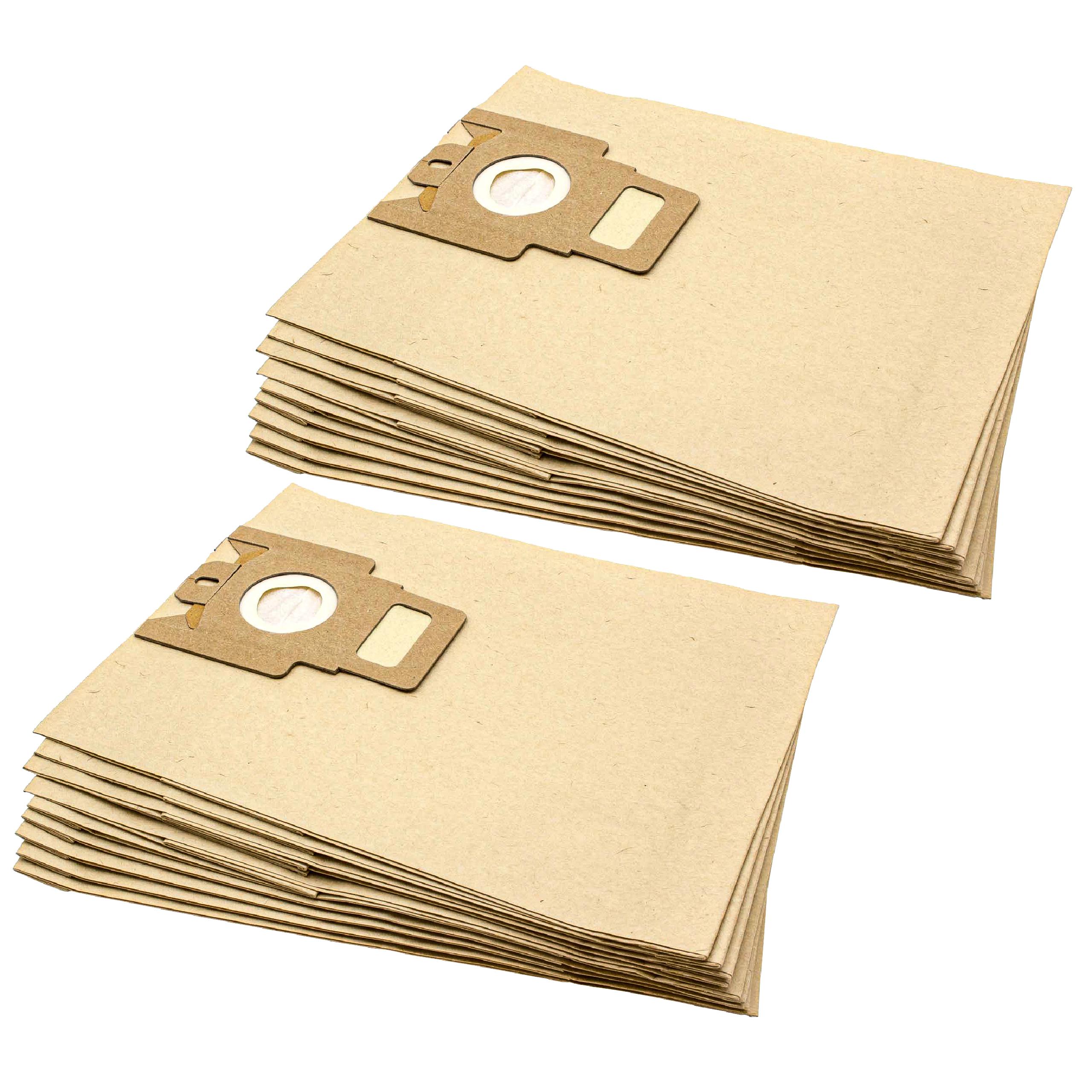 Vhbw 20x Sacs compatible avec Miele Electronic 4300, 4310, 4320, 4000 ...