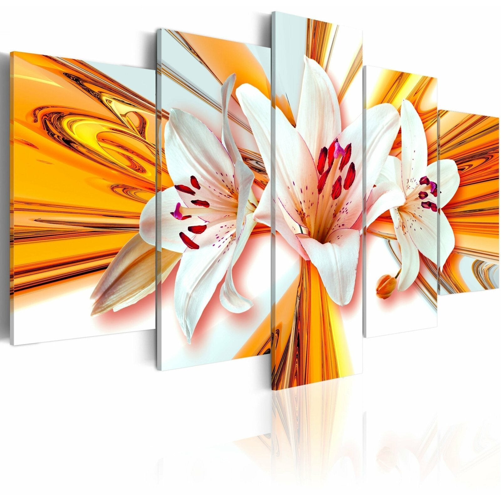 Tableau lis - 100 x 50 cm | Leroy Merlin