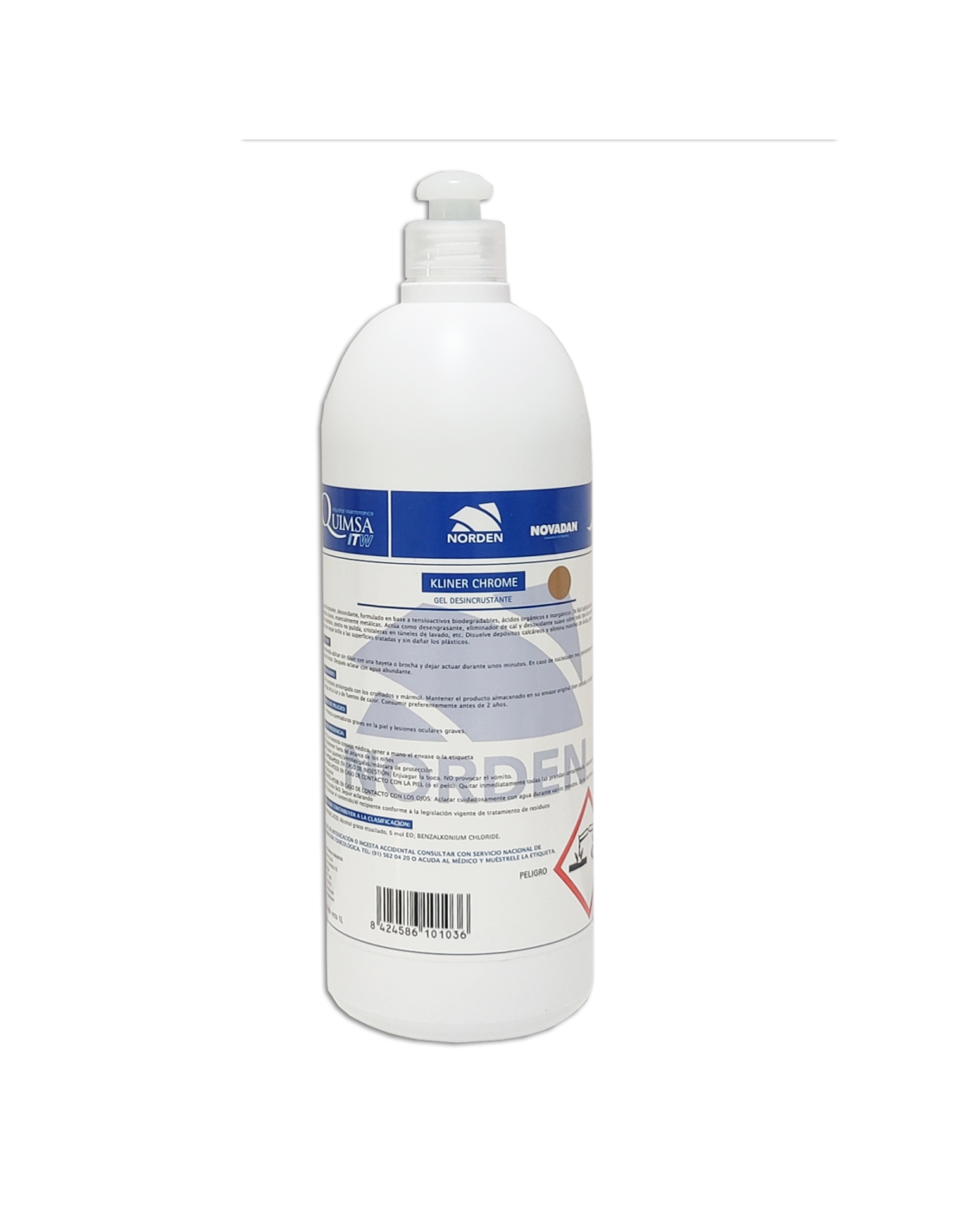 Quimsa ITW - DESOXIDANTE ELIMINADOR DE CAL EN GEL KLINER CHROME 1 LT | Leroy Merlin