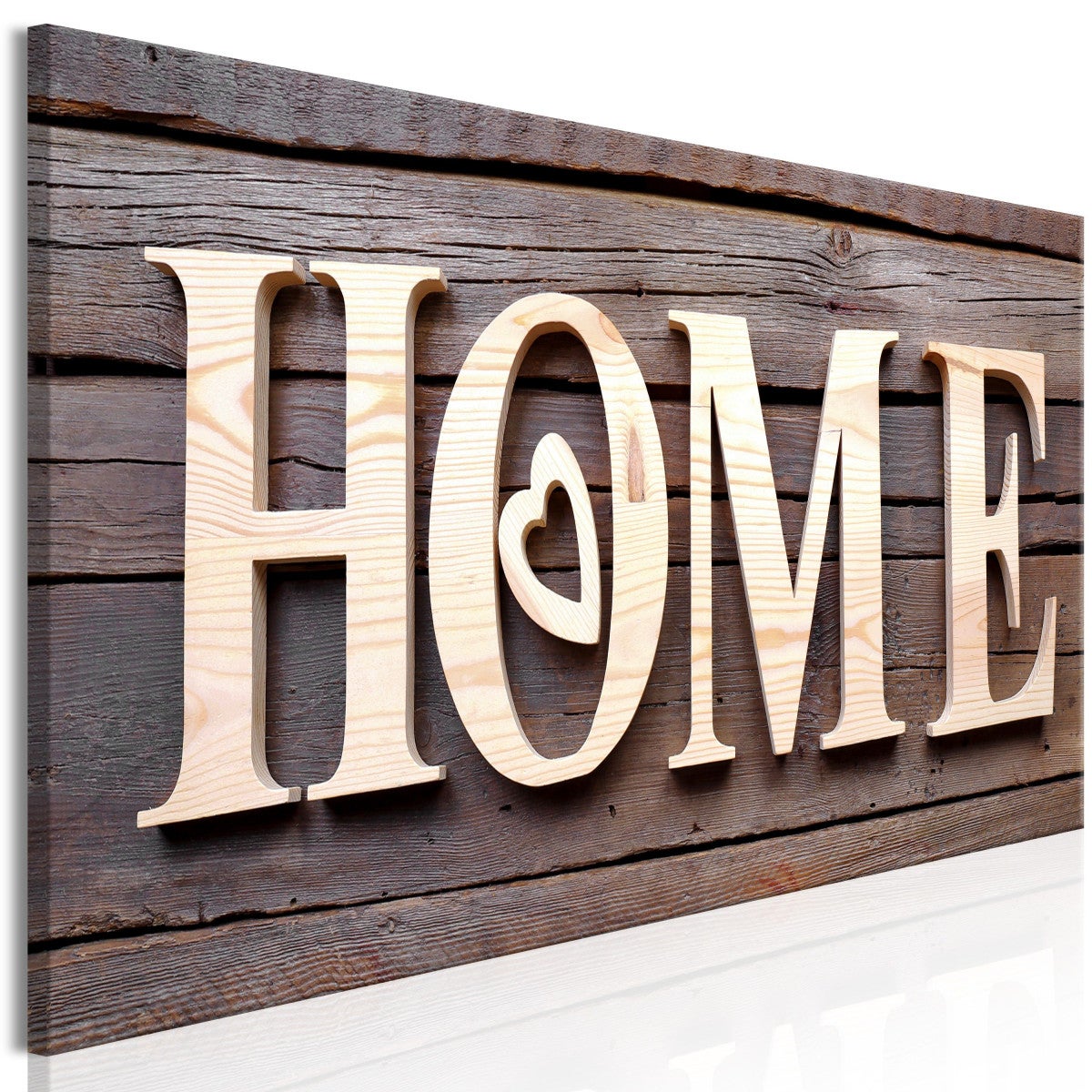 Tableau Imprimé "Wooden Home Narrow" 45 x 135 cm | Leroy Merlin