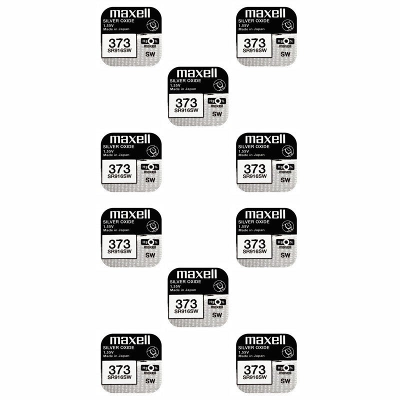 10 piles Maxell 373 SR916SW | Leroy Merlin