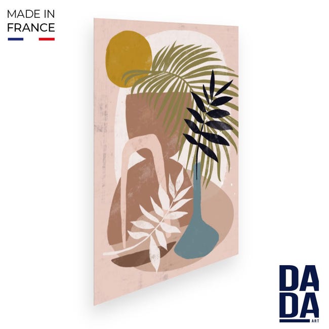 Affiche Feuillage Moderne 50x70cm Fabriqué En France Dada Art