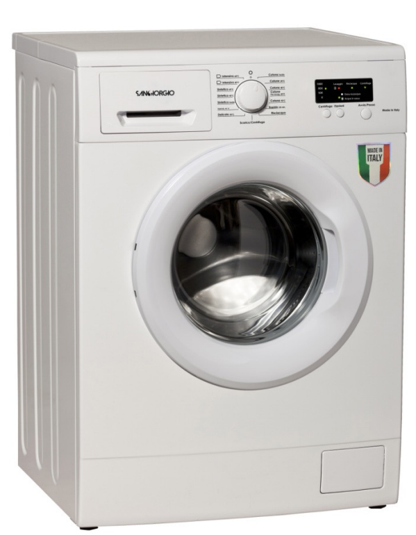 SanGiorgio SG812 lavadora Carga frontal 8 kg 1200 RPM Blanco | Leroy Merlin