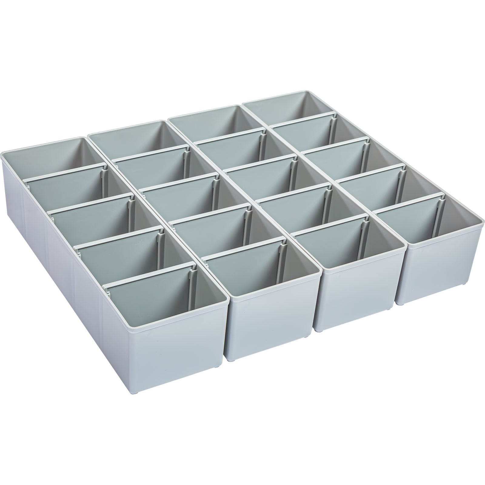 BS Systems 4x Insetbox I3 gris - 6000012258 | Leroy Merlin