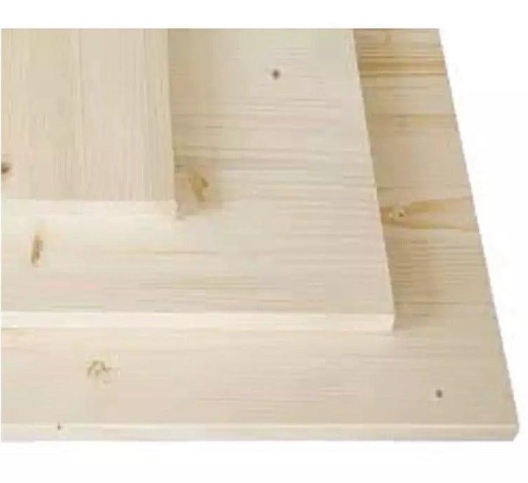 Pannello tavola in legno di abete lamellare - Spessore 28 mm (200x40 cm ...