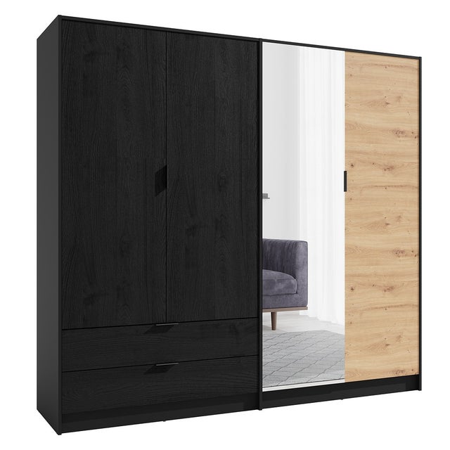 Armoire 4 portes 4 tiroirs au meilleur prix | Leroy Merlin