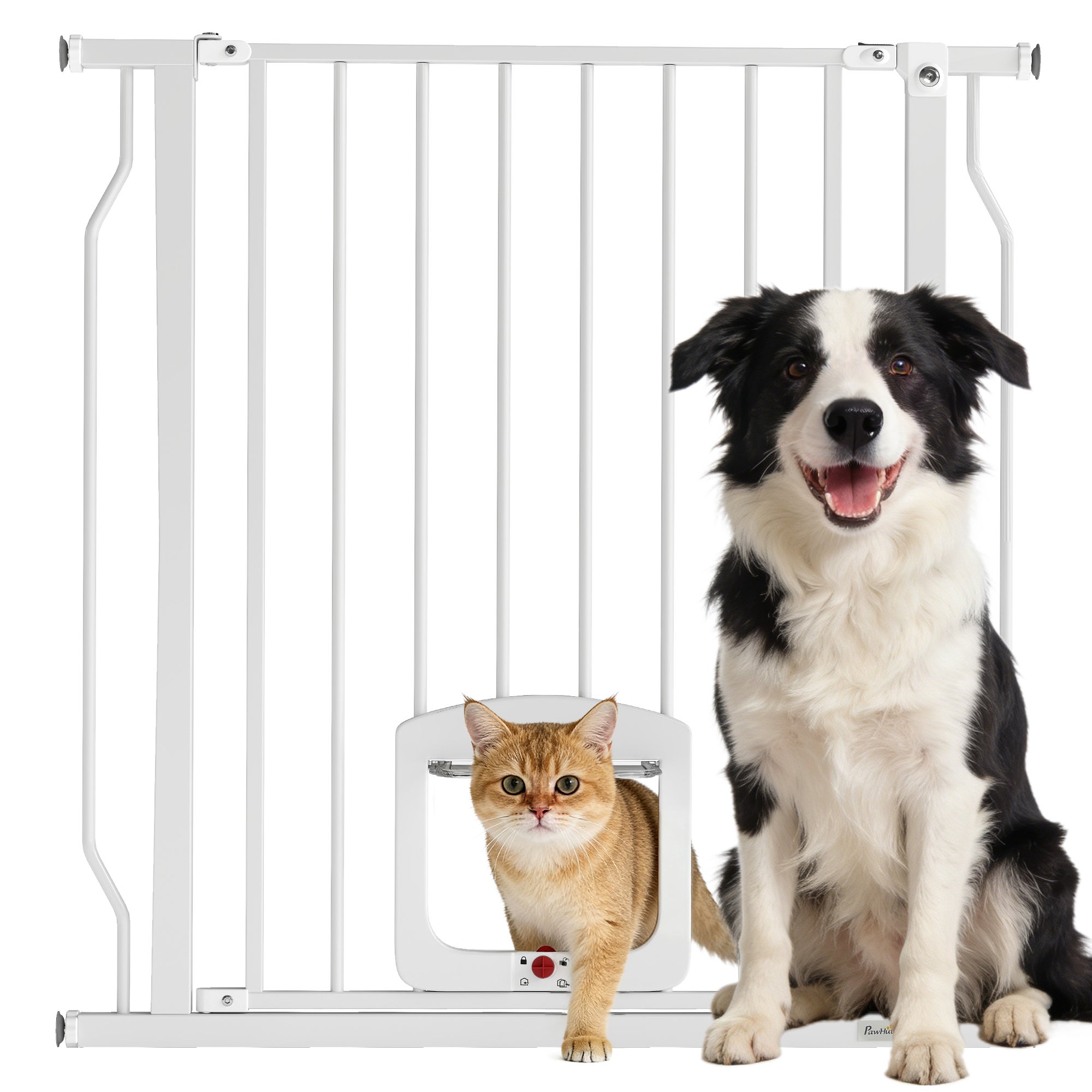 Dog gate acier PawHut | Leroy Merlin