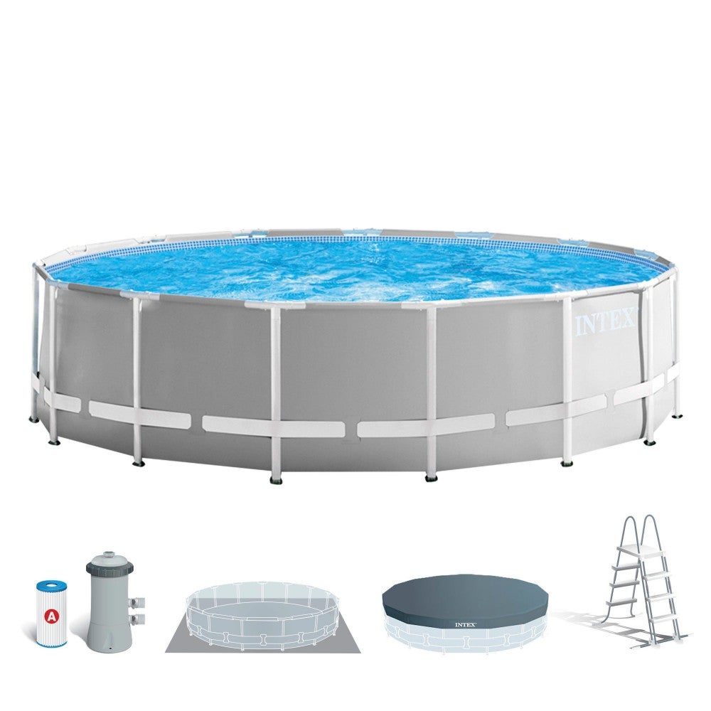 Piscina desmontable redonda prisma frame intex 457x122 con depuradora ...