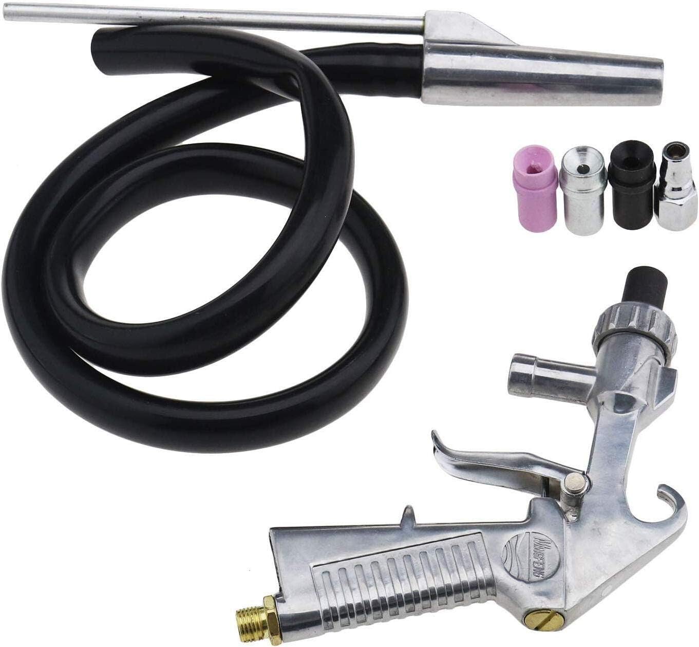 Pistola de chorro de arena con sifón de aire, herramienta de metal, kit ...