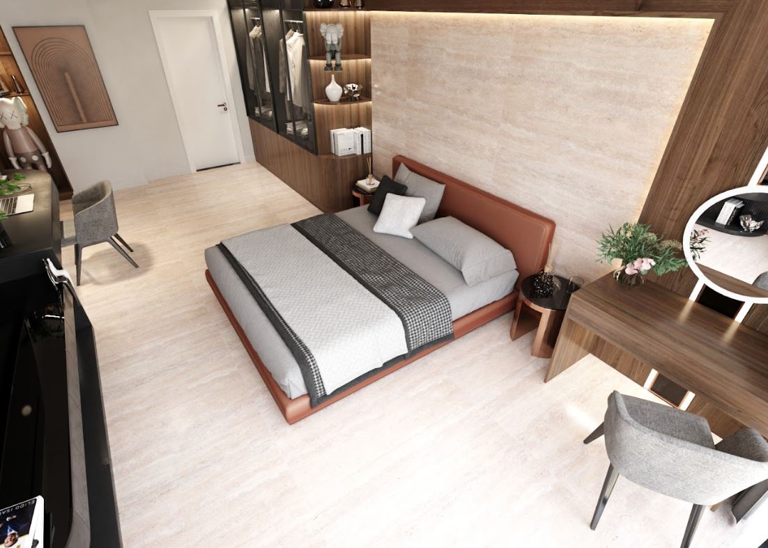 Carrelage sol/mur effet travertine beige clair PARADISE BEIGE Semi Lappato int/ext l.120 x L.60 ...