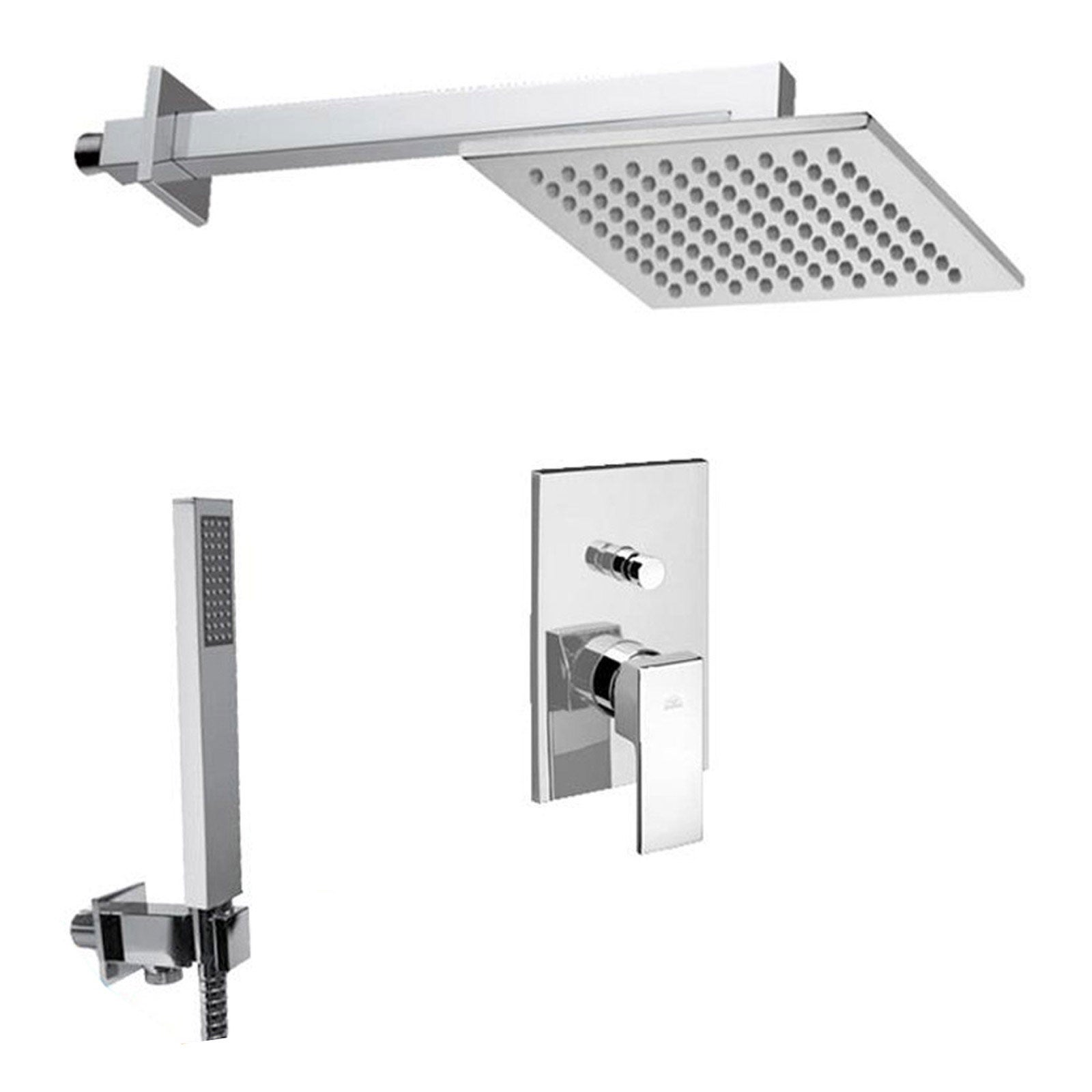 Ensemble de douche Paffoni Level avec mitigeur intégré avec inverseur ...