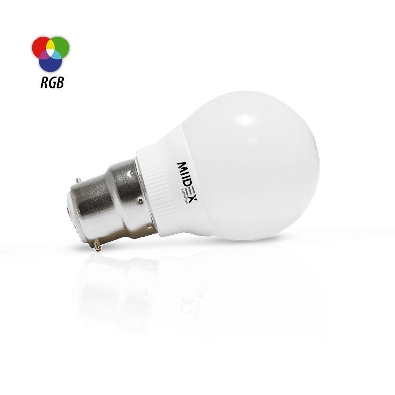 AMPOULE LED B22 BULB 2W RGB | Leroy Merlin