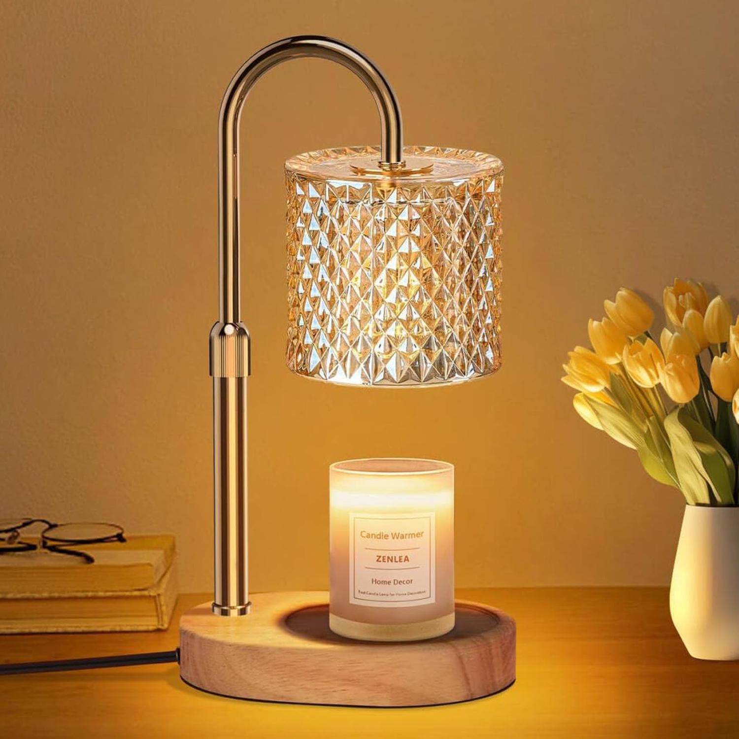 Lampe Chauffe Bougie, Chauffage Bougie avec Minuterie et Variateur ...
