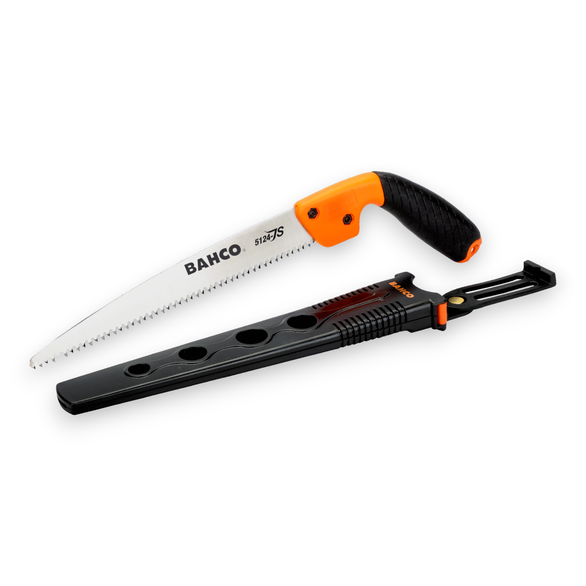 Scie d'élagage manuelle lame 28 cm avec gaine rigide Bahco 5124 JSH ...