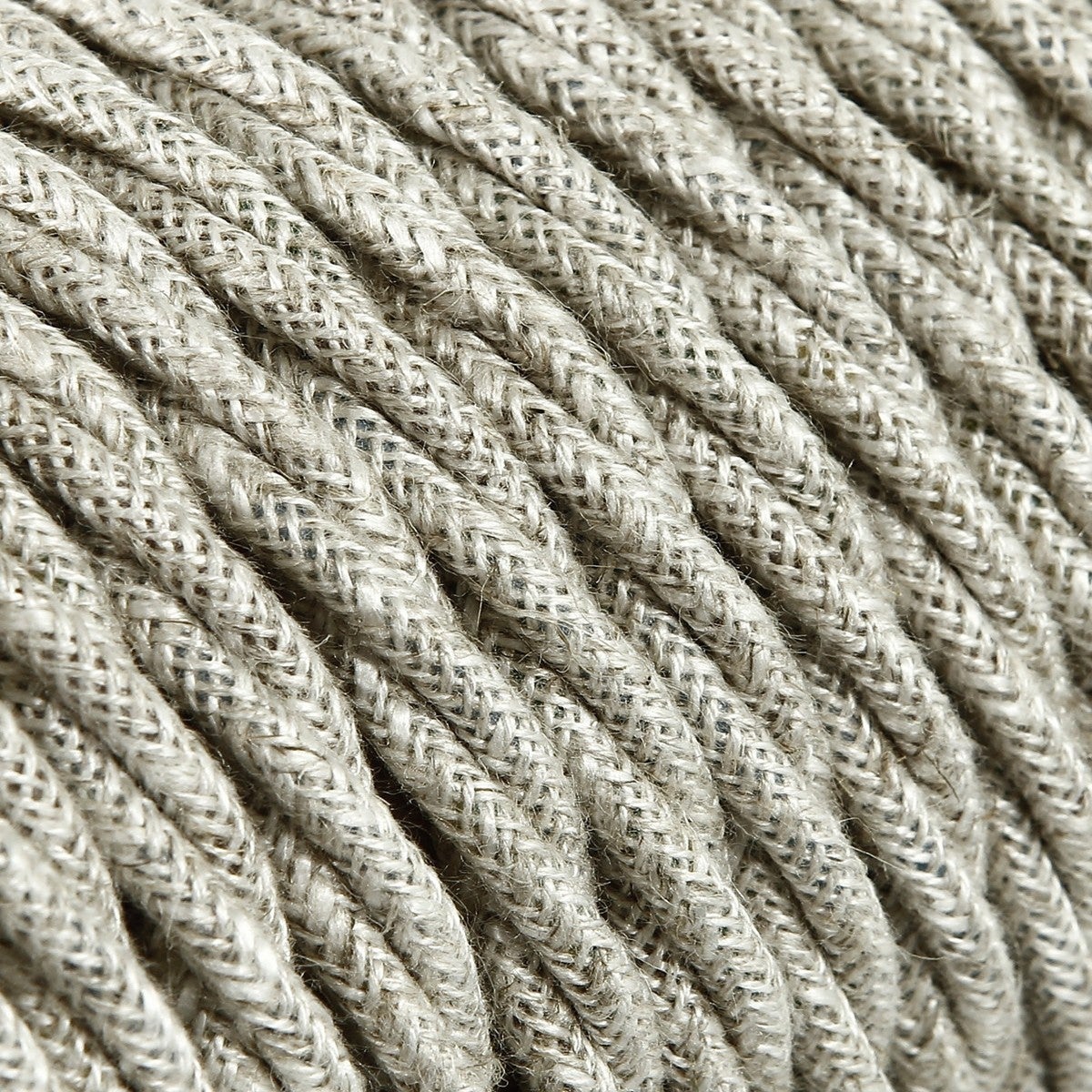 DRESS - Cable Textile Torsadé 3X0,75 8 mt TR401 TOILE BEIGE | Leroy Merlin