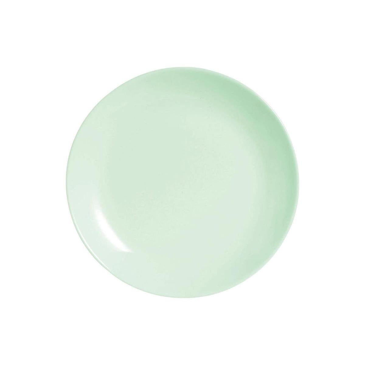 6 Plato Postre Opal 19cm Luminarc Diwali Paradise - Verde Apto ...