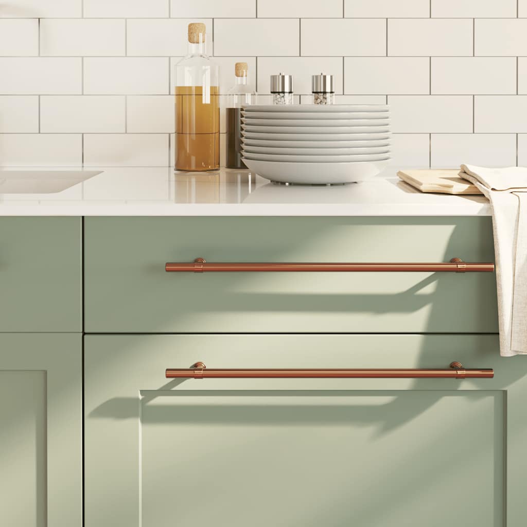 Poignées d'armoire 5 pcs bronze 320 mm acier inoxydable | Leroy Merlin