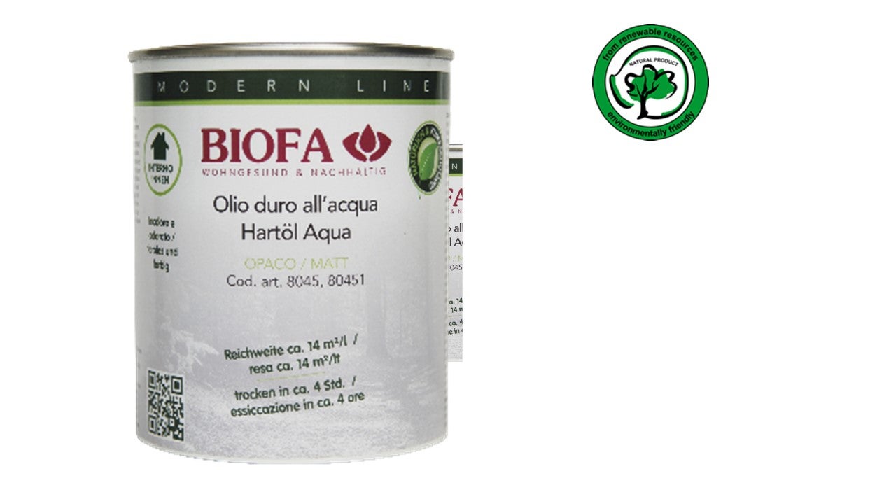 BIOFA 8045 OPACO 5166 PALISSANDRO 2,5 l- Olio a base acqua per mobili e parquet | Leroy Merlin