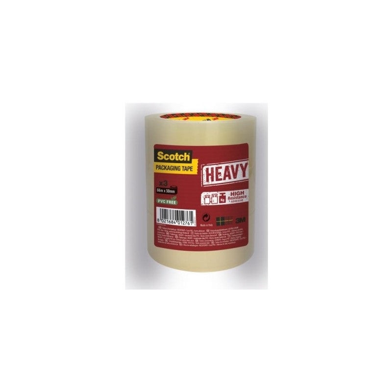 Scotch Nastro da Imballo per Sigillatura Sicura, Avana - 50 mm x 66 m ...