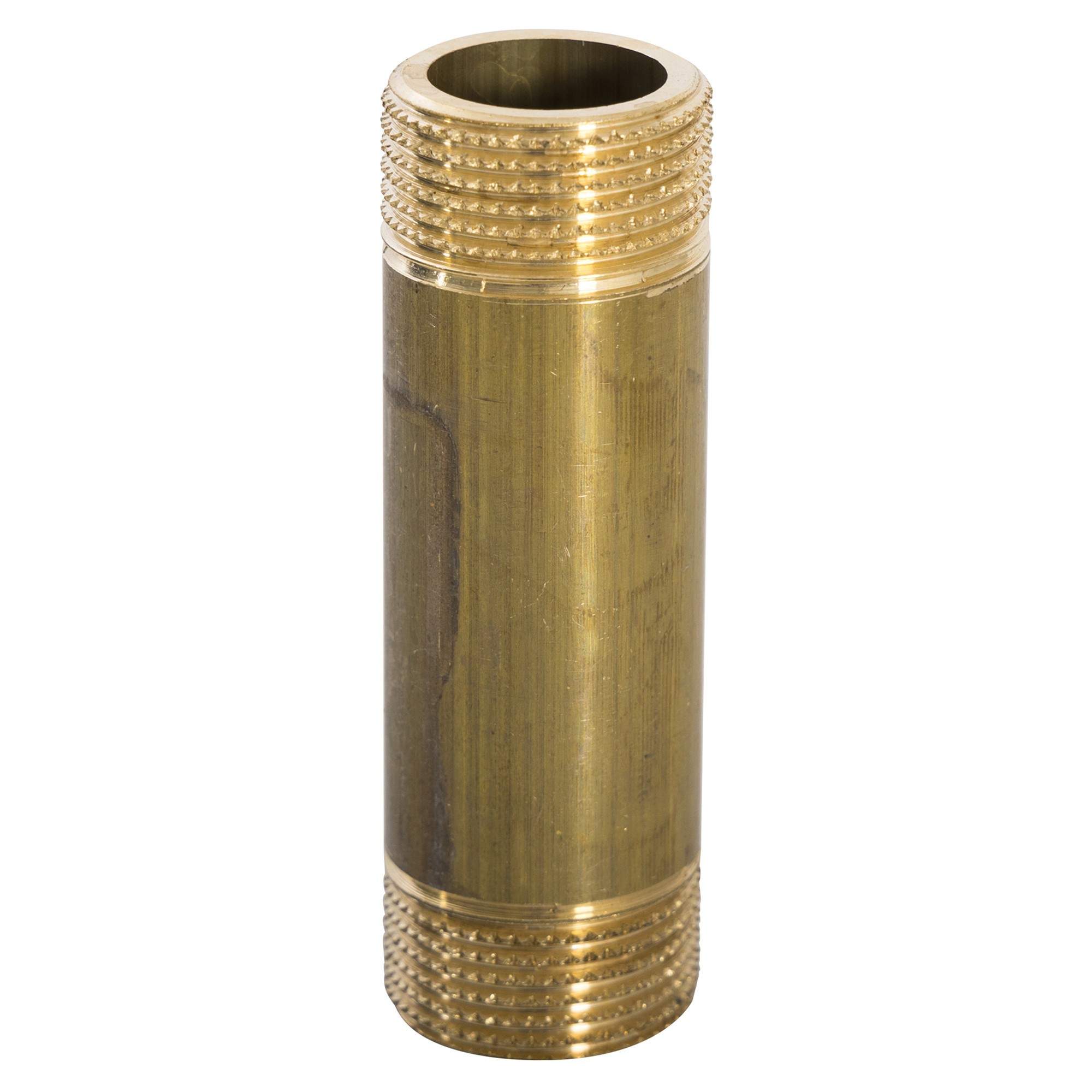 Niple doble de tubo latón amarillo 1/2" MM FP Pattaroni F195 - 80 mm | Leroy Merlin