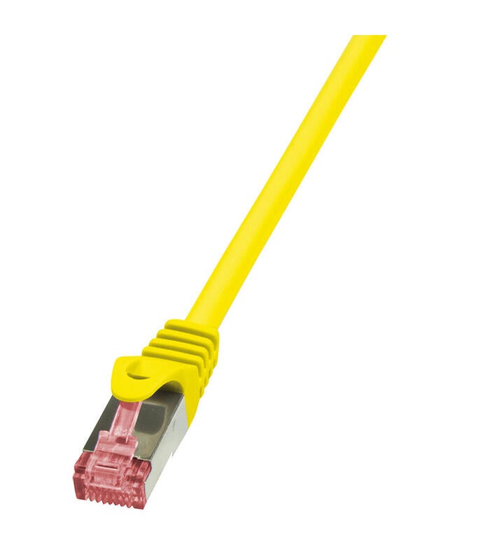 C ble r seau Logilink cat6 s/ftp awg27 pimf jaune 10m | Leroy Merlin