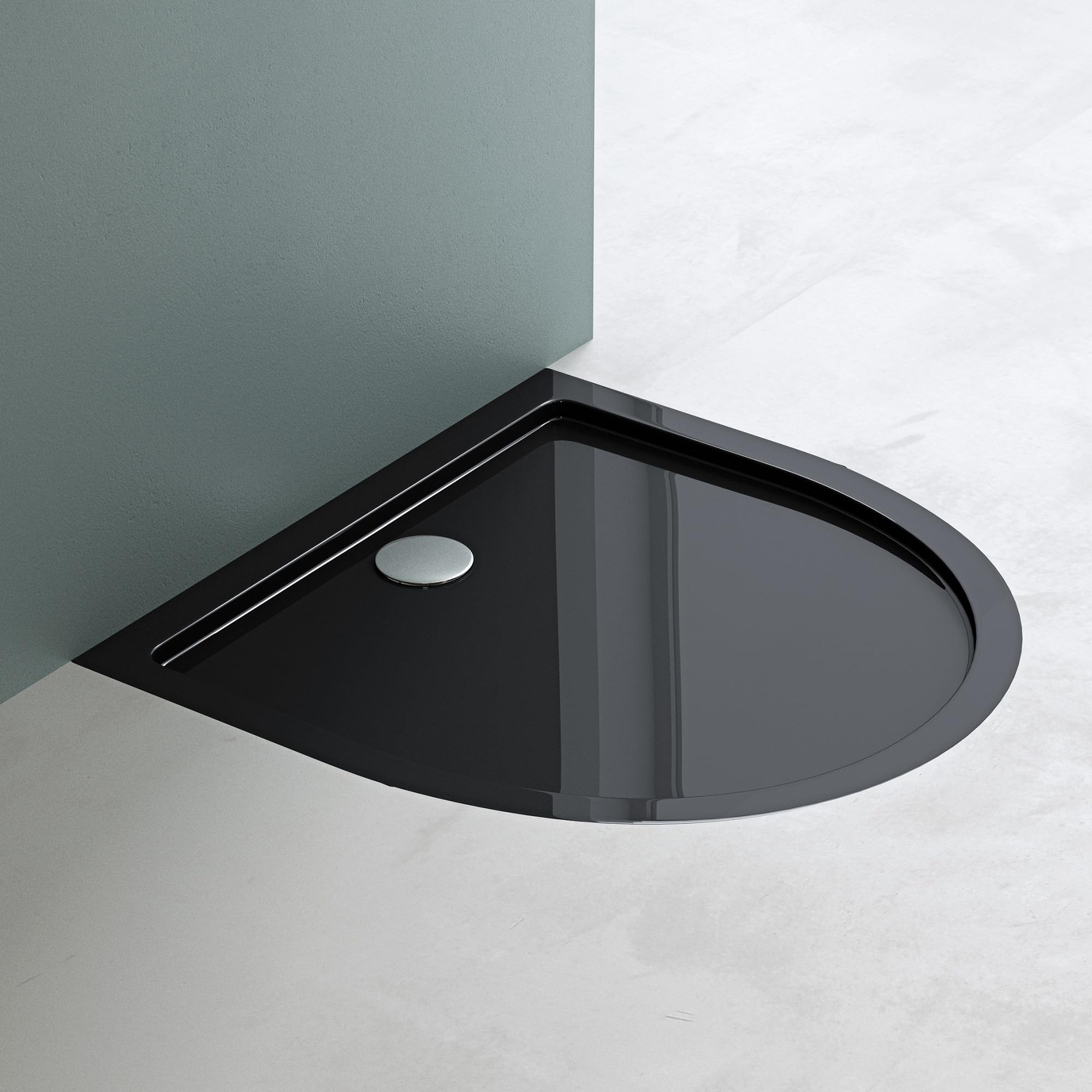 Mai & Mai Receveur de Douche Plat Bac à Douche 90x90x4cm en Acrylique ...