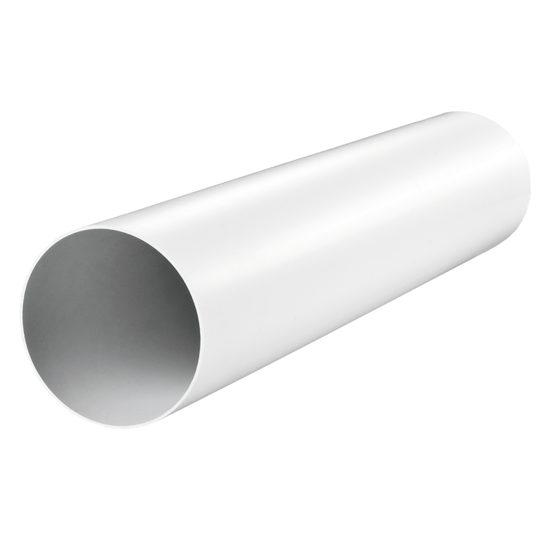 Conduit rigide VMC circulaire PVC blanc longueur 1 mètre BLAUPLAST ...