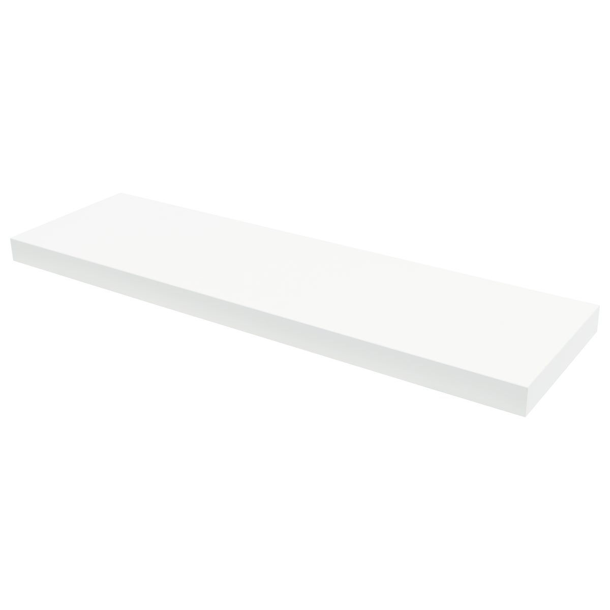 Étagère murale Duraline XL4 Blanc PVC MDF FSC 38mm 80x23,5cm | Leroy Merlin
