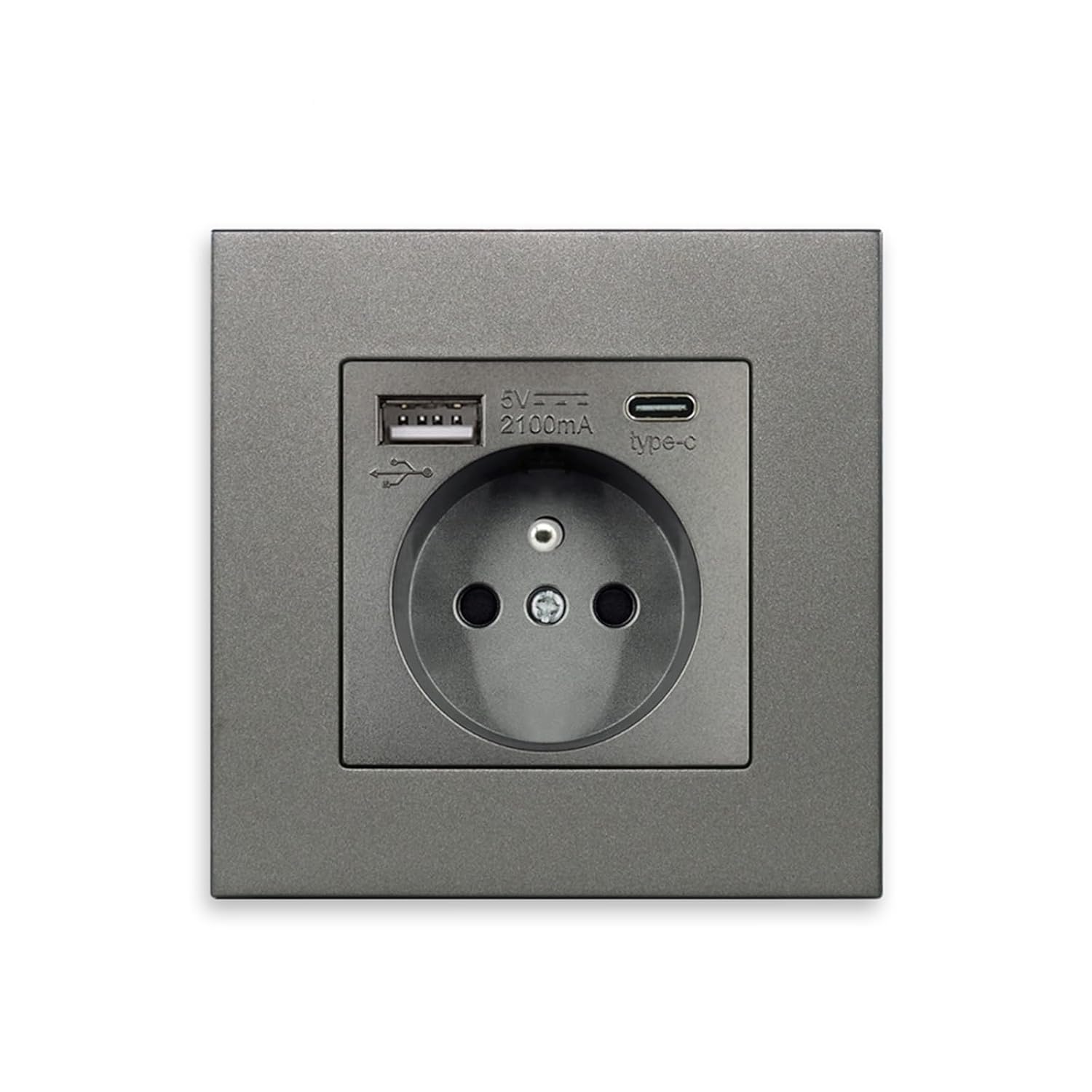 Prise murale USB Type C, port de charge, alimentation électrique ...