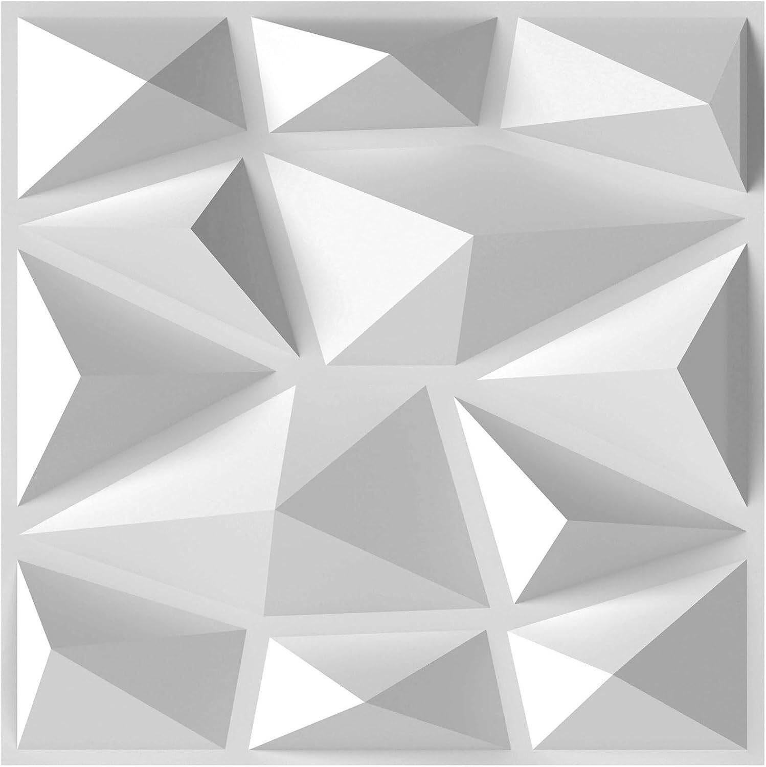 50x/4,5m²Panneaux Muraux 3D,Revêtement Mural de Panneaux Carrés ...