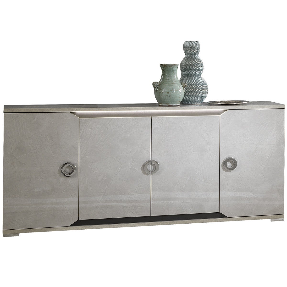 BRISE - Buffet 4 Portes avec Led | Leroy Merlin