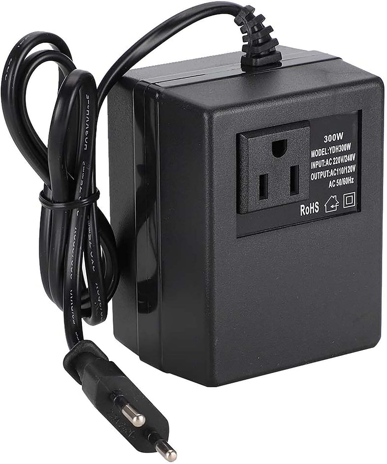 Adaptador de enchufe europeo, transformador de voltaje de 300 W (220 V ...