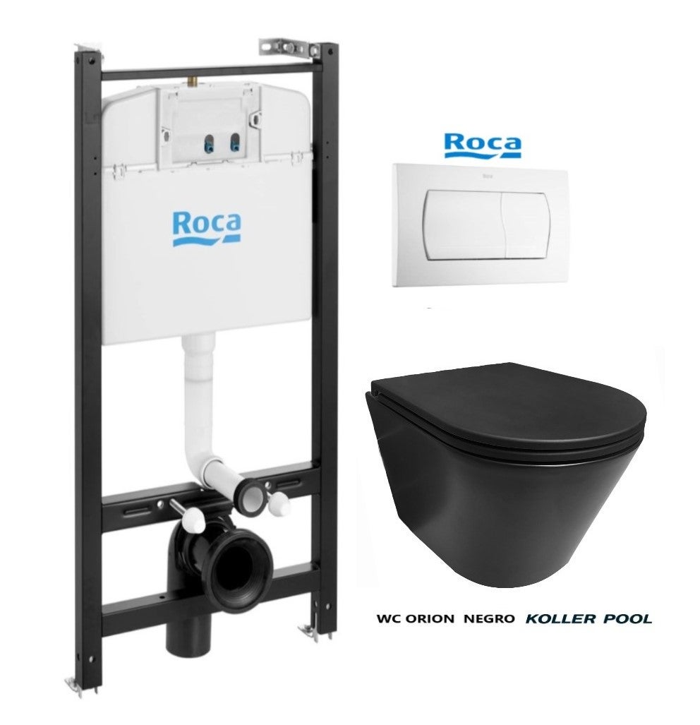 BASTIDOR ROCA ACTIVE PACK CISTERNA EMPOTRADA Y PULSADOR BLANCO BR CON ...