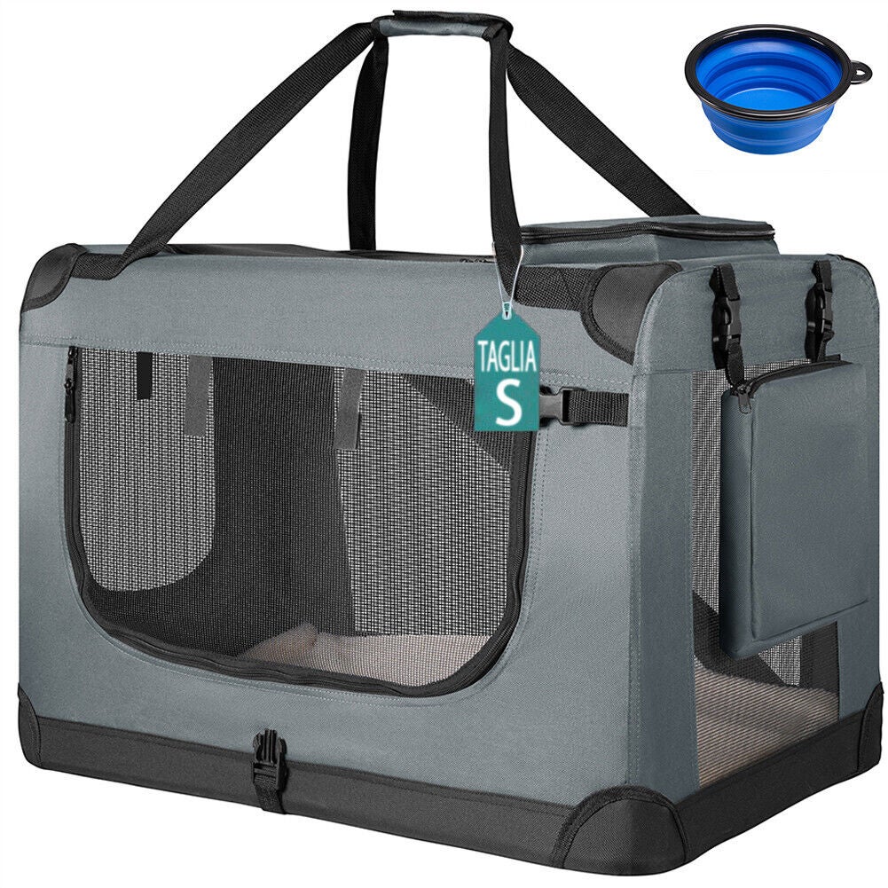 Cage de transport pour chiens et chats, cage de transport pliable ...