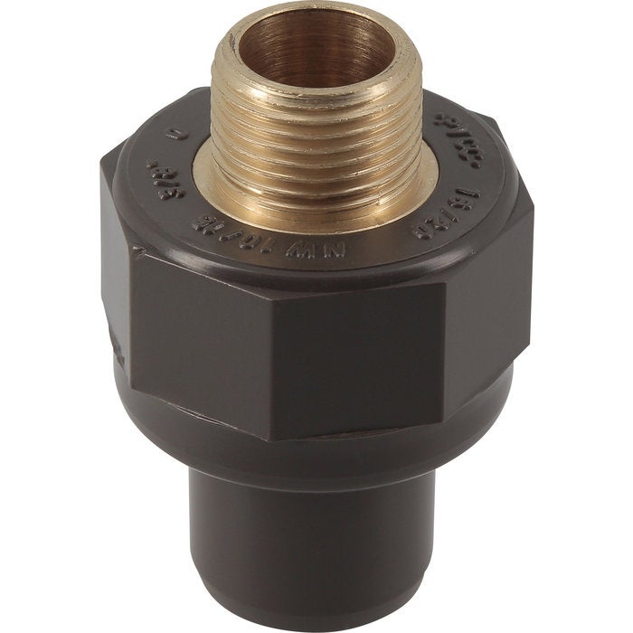 Raccord droit - GIRPI - HTA - PVC - M3/8' - Fdiamètre16mm | Leroy Merlin