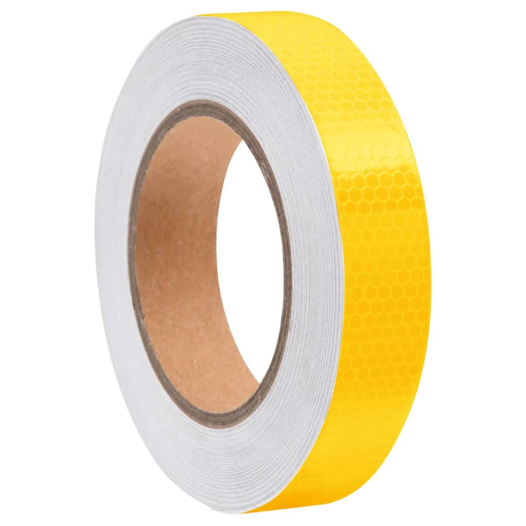Bande réfléchissante Jaune 2,5 cmx20 m PVC vidaXL | Leroy Merlin