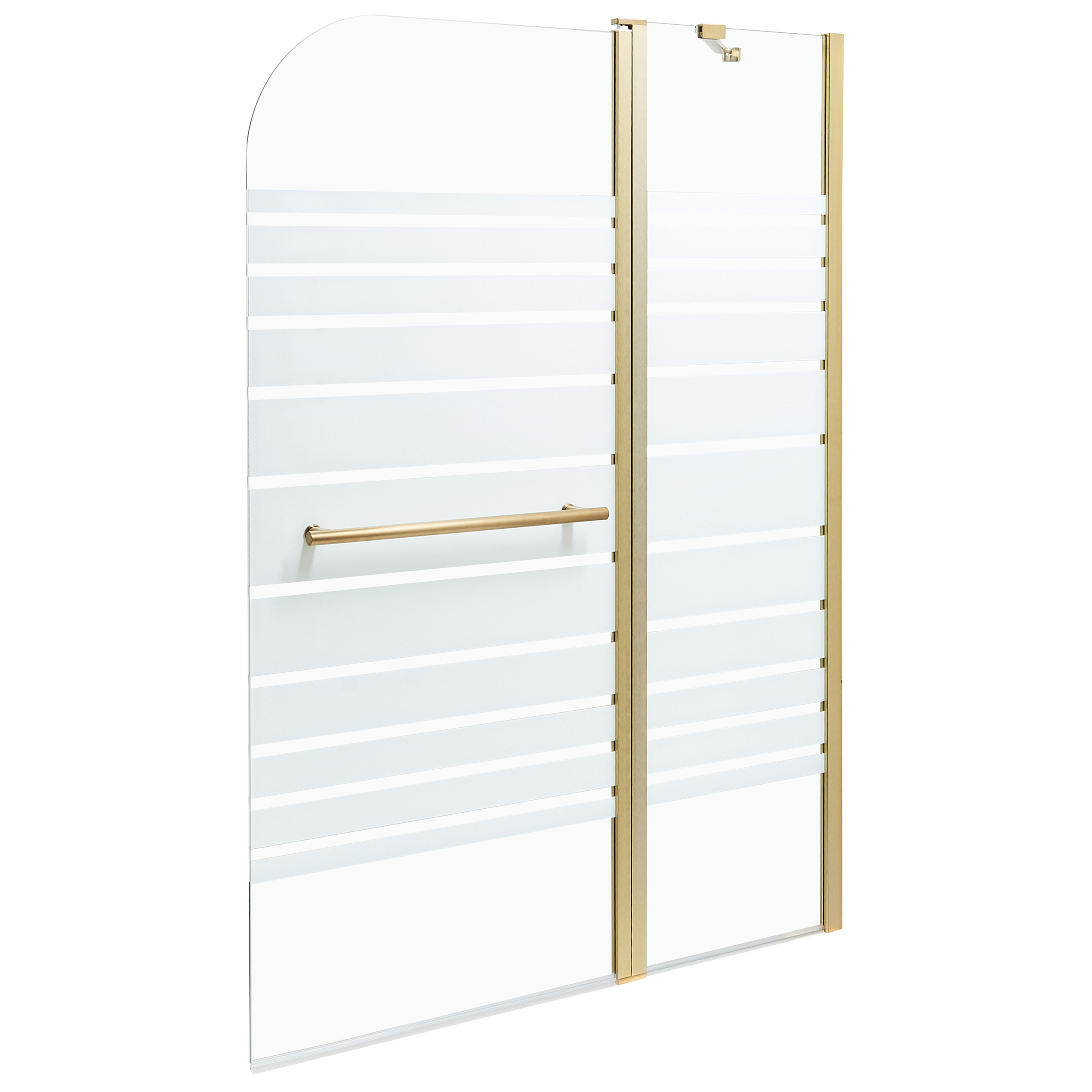 Paroi de bain douche TUAPI 140 x 100 cm Doré | Leroy Merlin