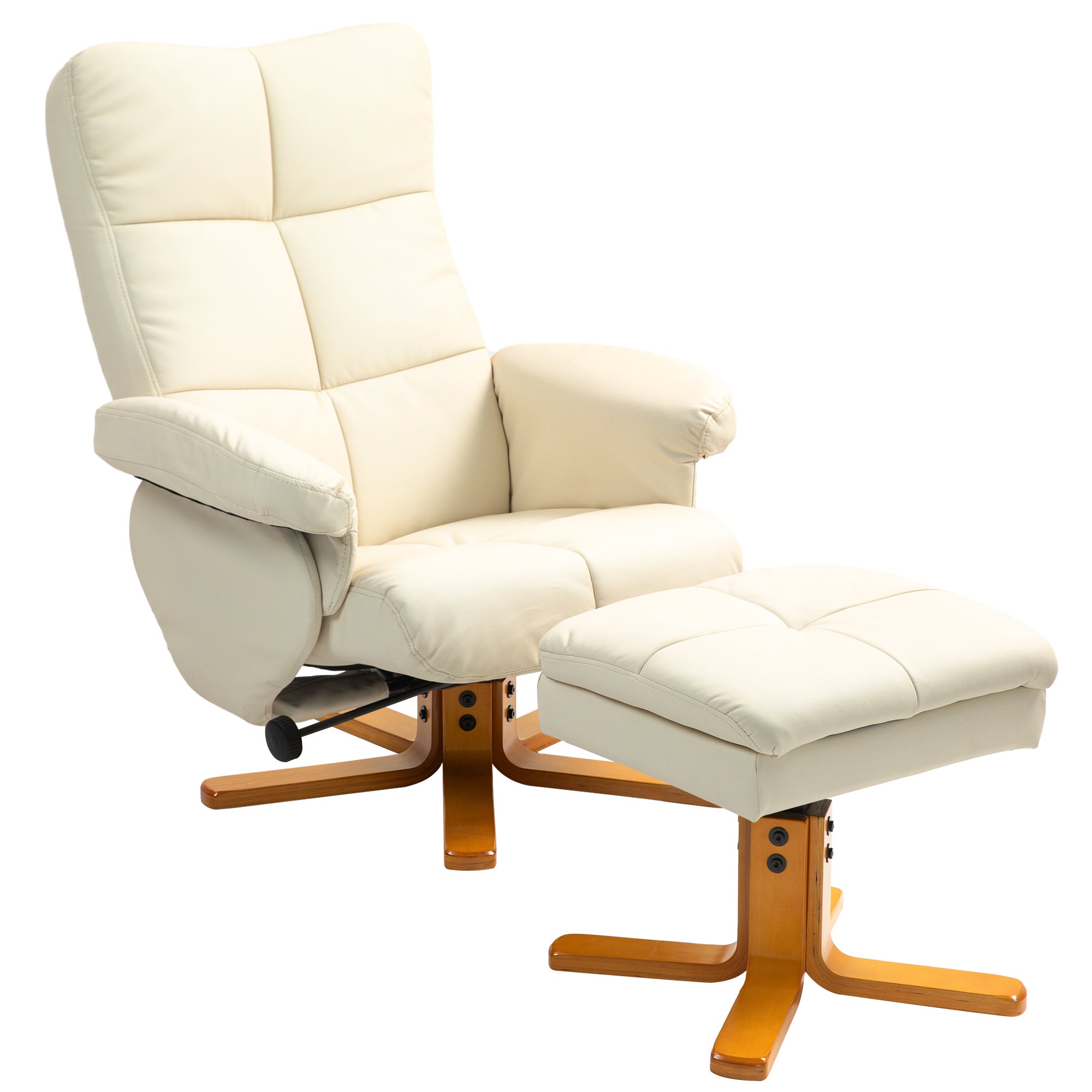 Fauteuil relax avec repose-pied, fauteuil de relaxation, pivotant à 360 ...