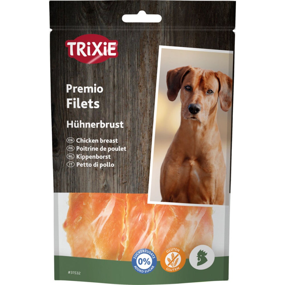 Trixie -Un sachet friandise chien a la poitrine de poulet 100 g | Leroy ...