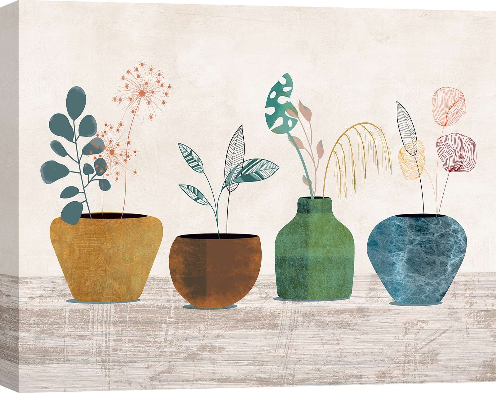 Tableau de fleurs de style nordique, impressions murales - impression ...