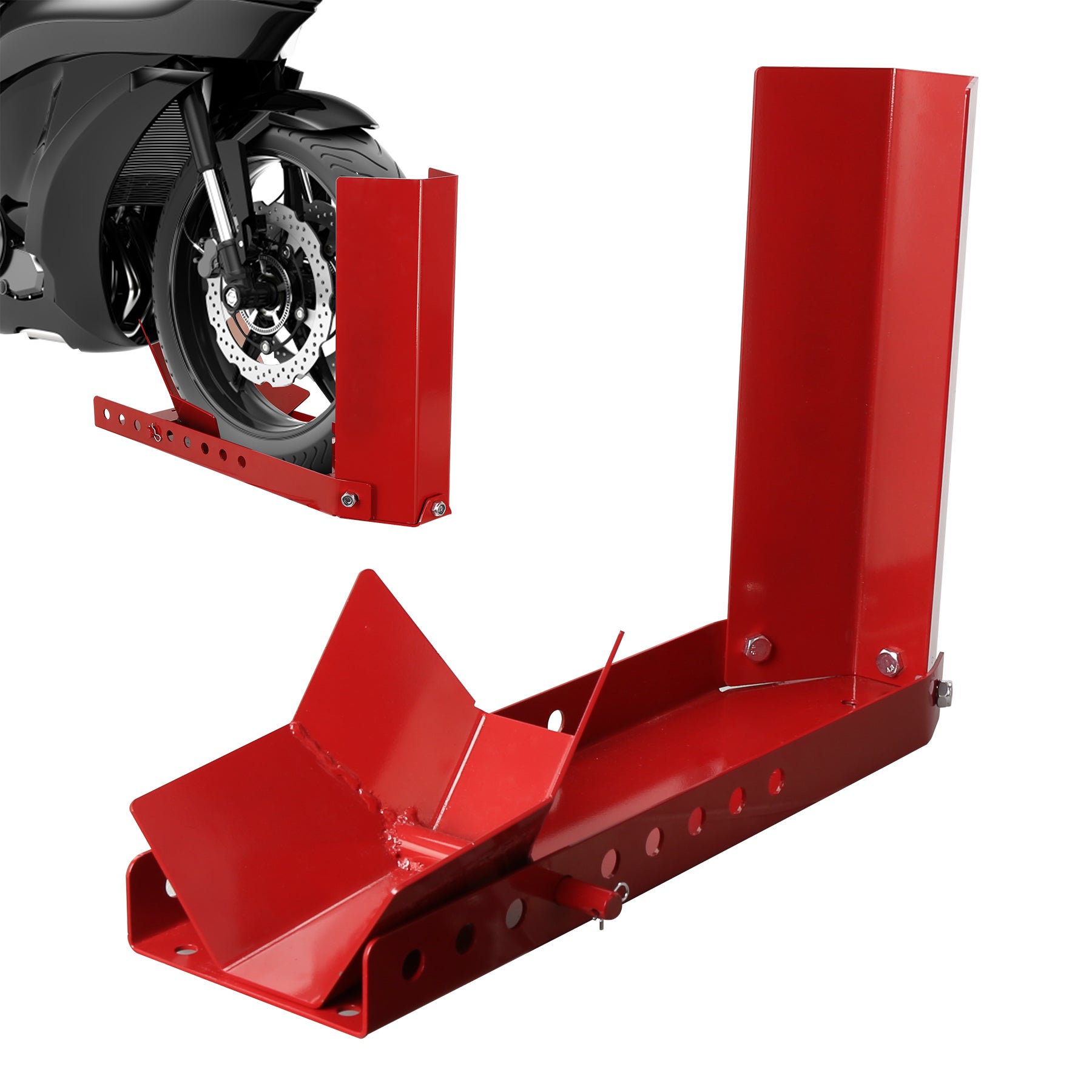 Béquille d’atelier de moto 9 trous arrière lève moto arrière sur ...